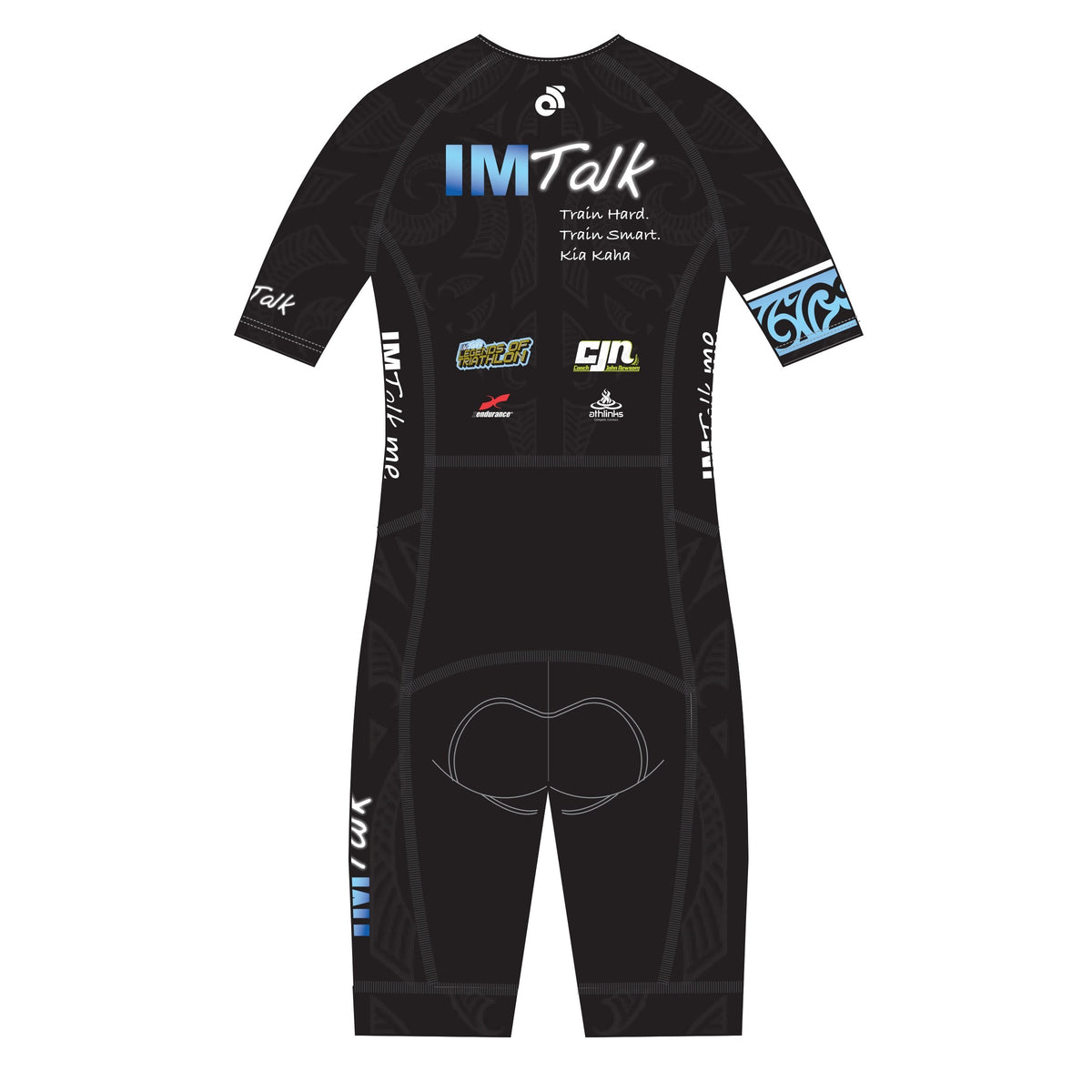 IMTalk Blue Performance Aero Short Sleeve Tri Suit – World Triathlon ...