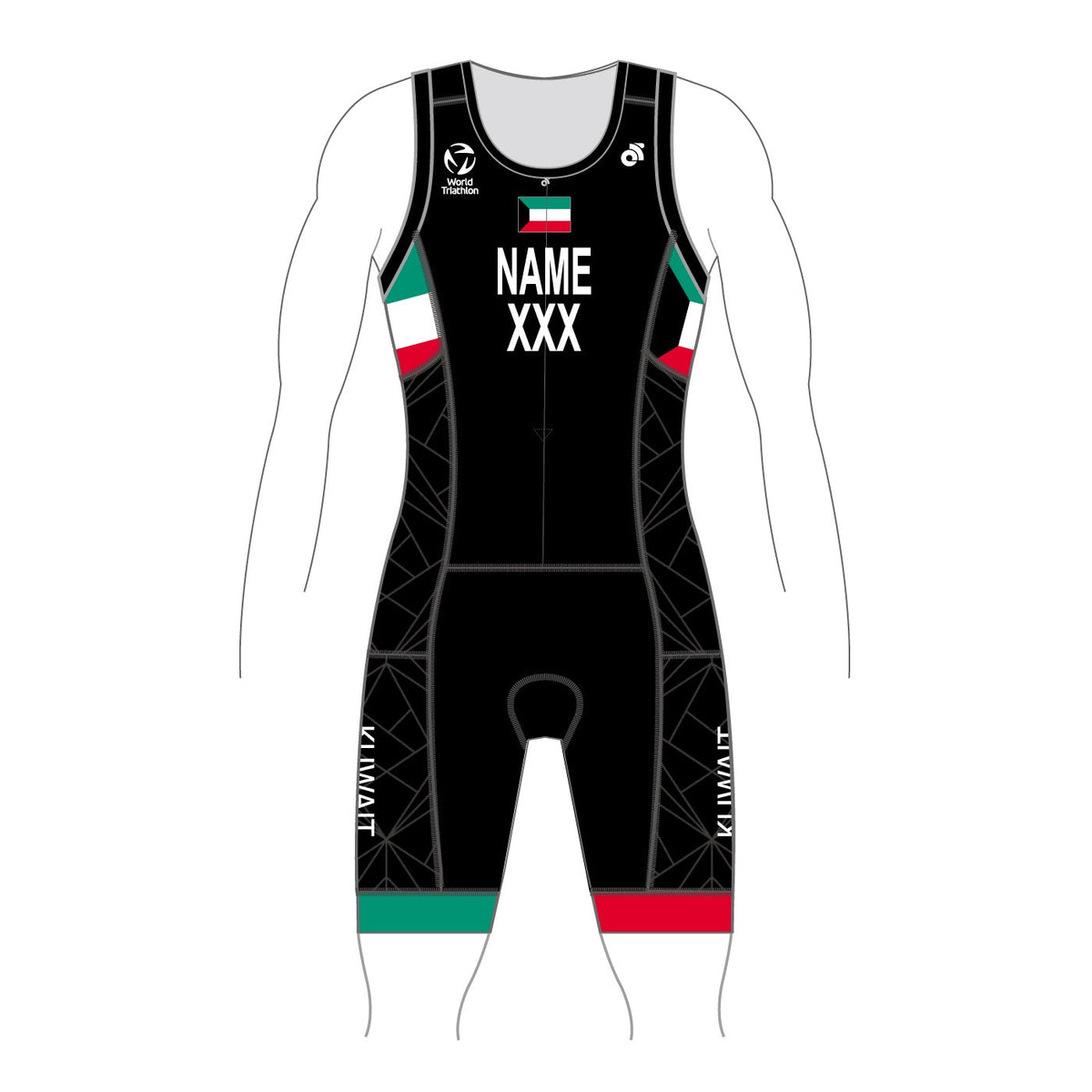 Kuwait Performance Tri Suit - Name & Country – World Triathlon Official Store Global