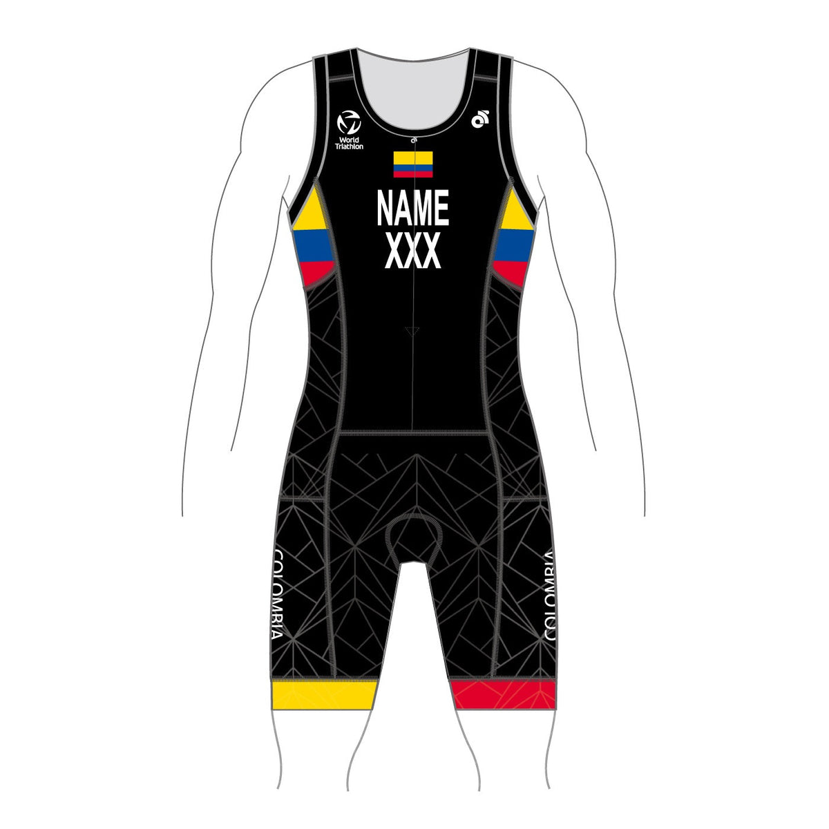Colombia Performance Tri Suit - Name & Country – World Triathlon ...